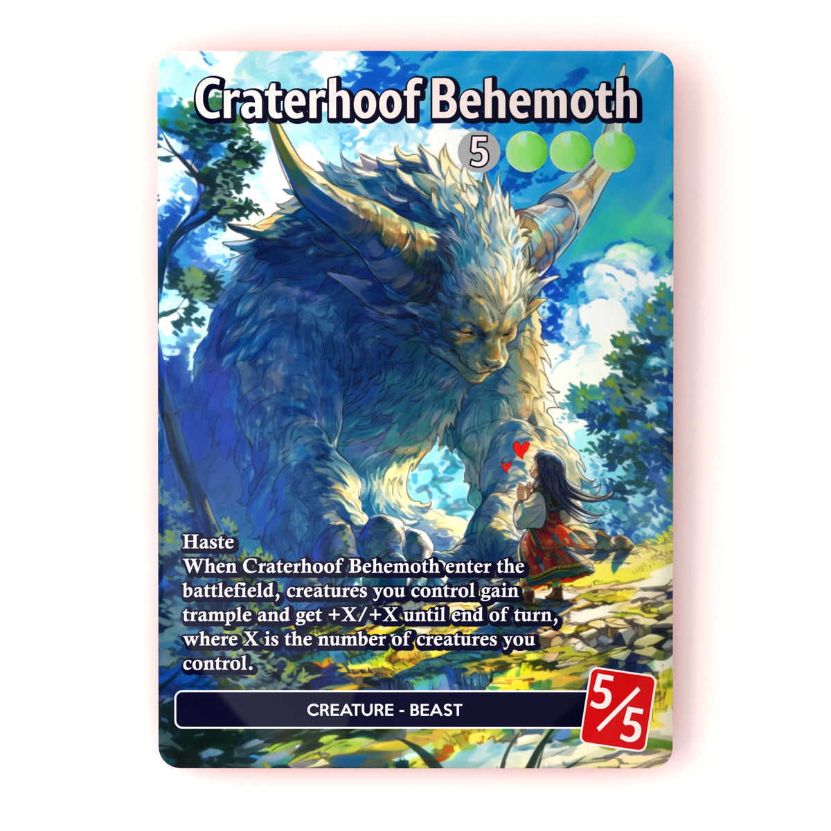 Craterhoof Behemoth MTG Proxy – My Store